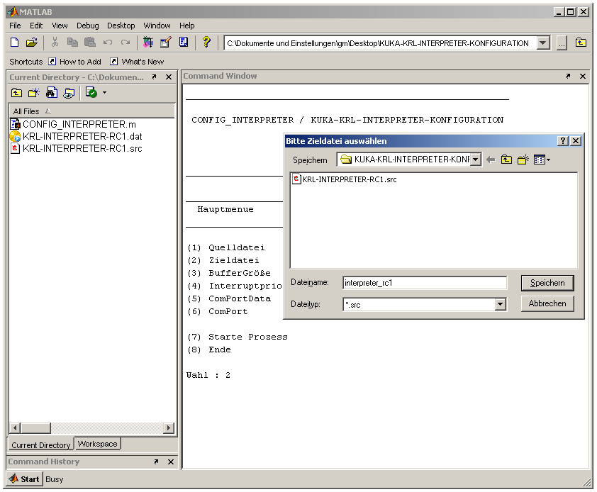 Installing KUKA-KRL-TOOLBOX