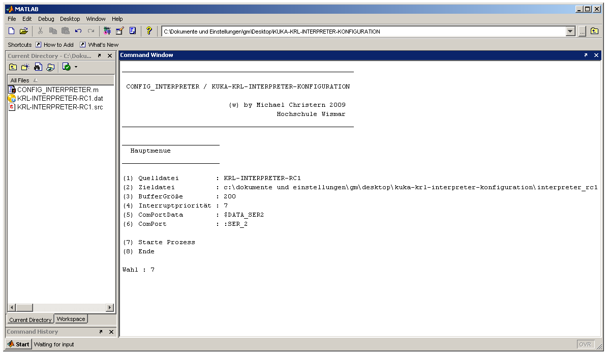 Installing KUKA-KRL-TOOLBOX